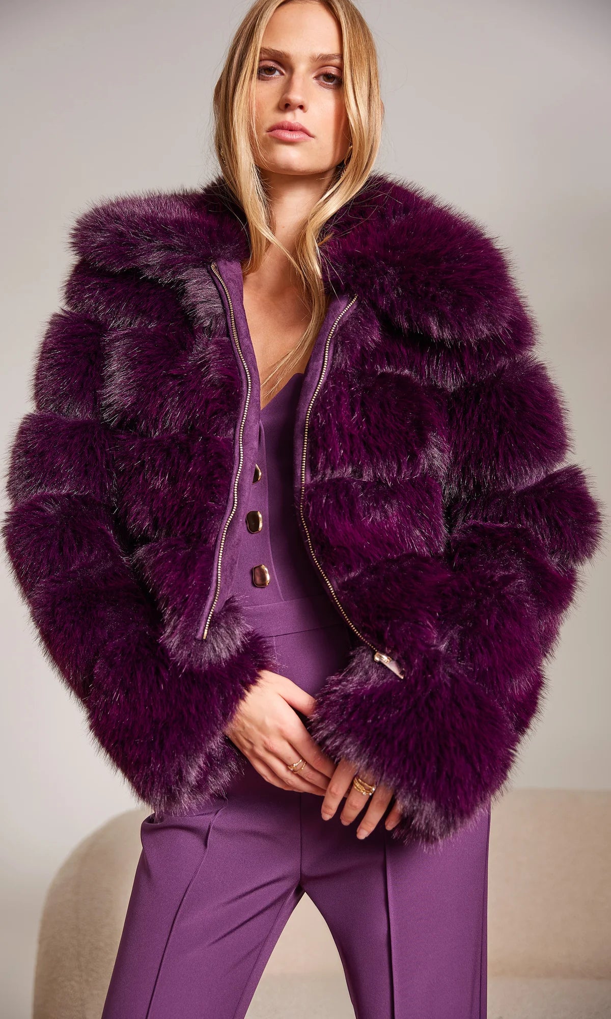 Madison Faux Fur Jacket – LepaBoutique